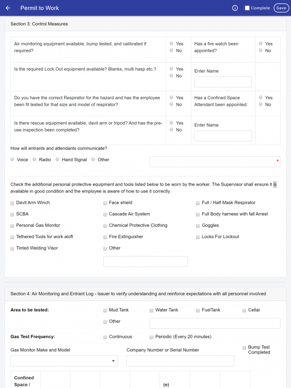 Safe Work Permits | Digital Permit to Work | Unvired Mobile EAM